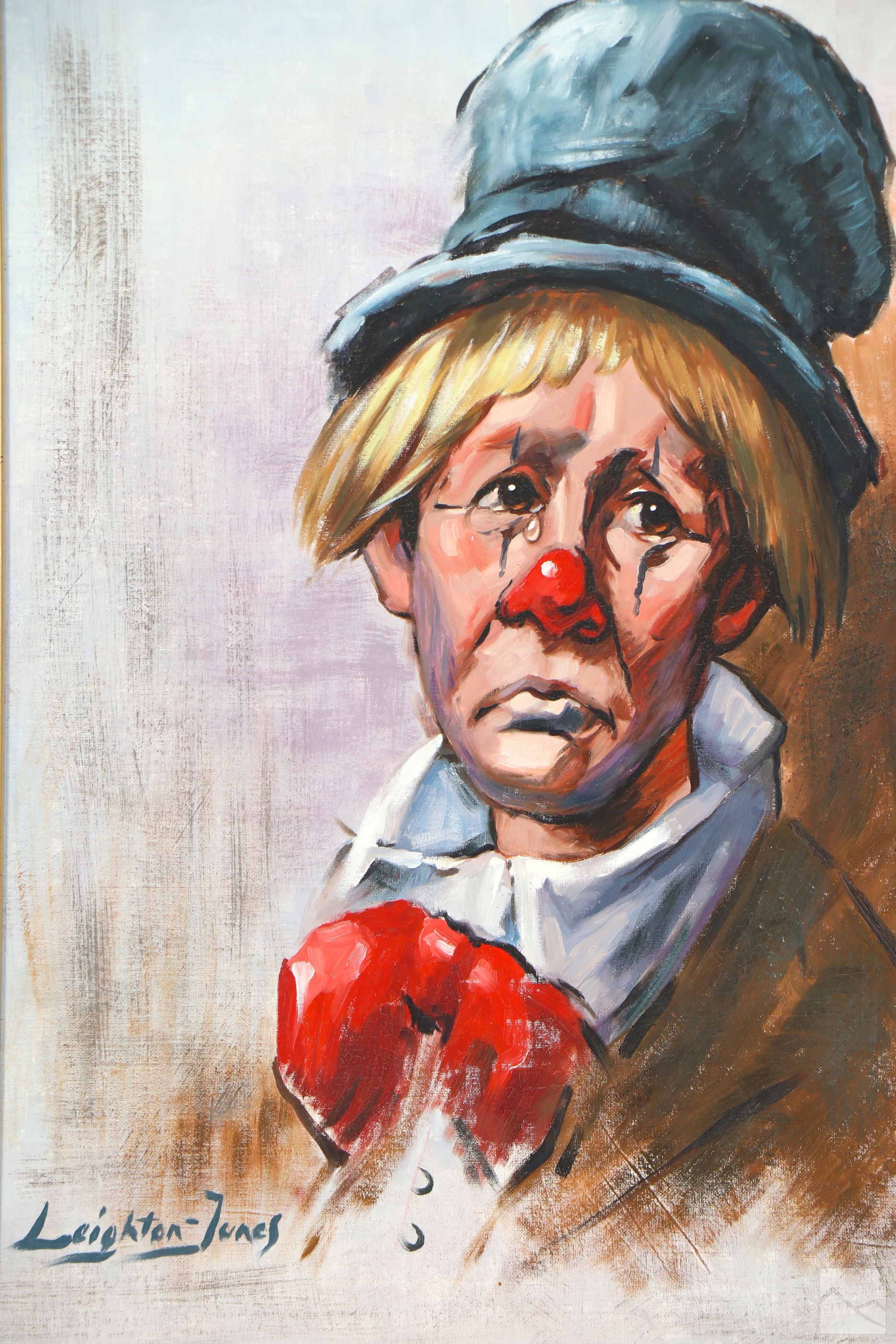 Barry Leighton-Jones | Figural work depicting a male Tramp clown figure ...