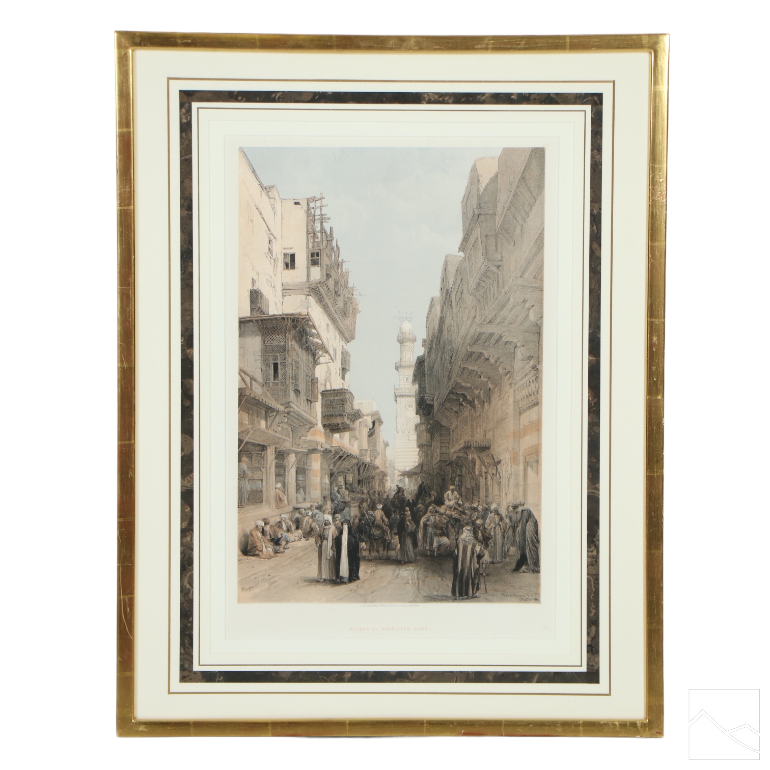 David Roberts | Ne titled, Interior of the Mosque of the Wetlands, the ...