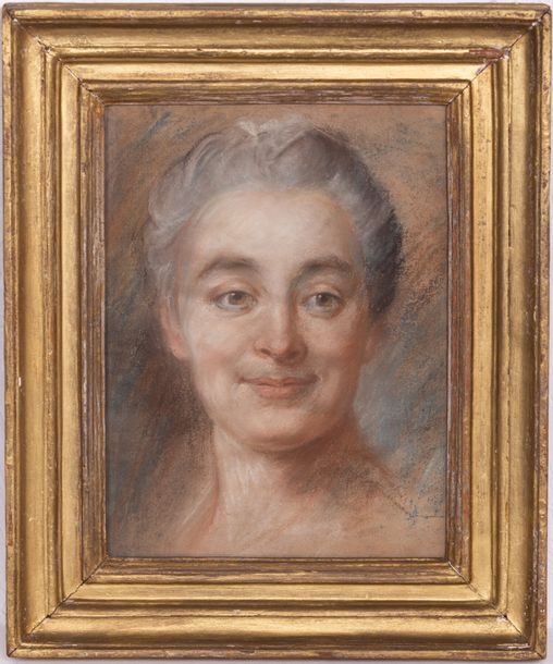 Maurice Quentin de La Tour | Portrait de femme. | MutualArt