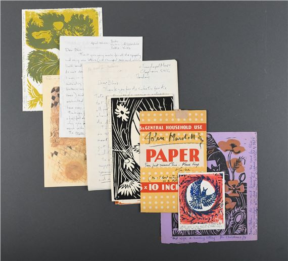 Norman Adams | A collection of 26 signed cards and letters, mostly to ...