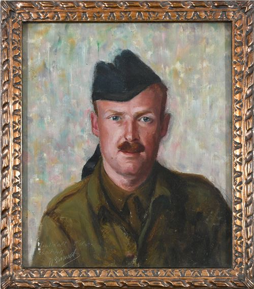 W. Bennett | Portrait of a British prisoner of war | MutualArt