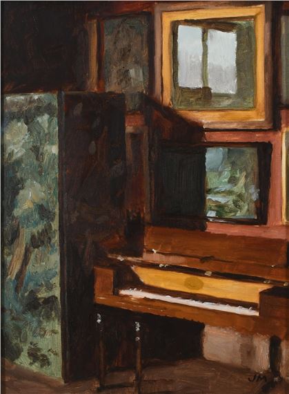 John Maddison | Old Piano in the Dining Room (2000) | MutualArt