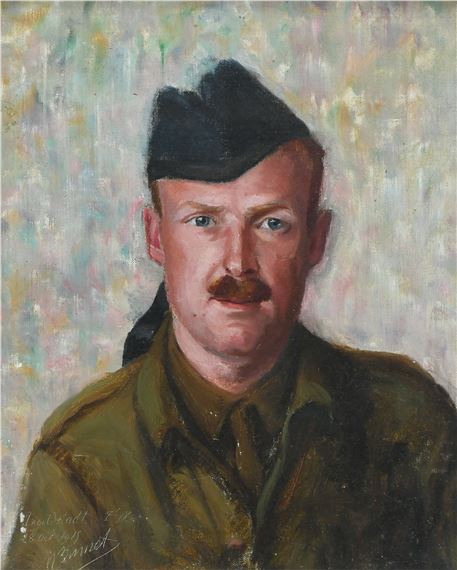 W. Bennett | Portrait of a British prisoner of war | MutualArt
