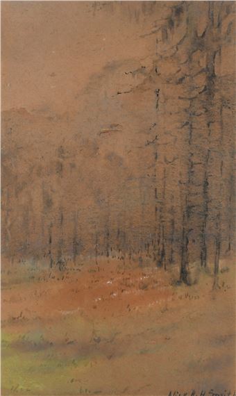 Alice Ravenel Huger Smith | Heron alighting | MutualArt