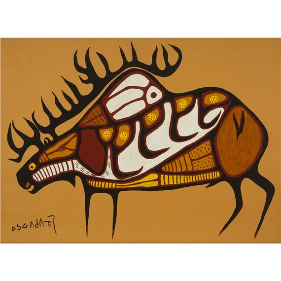 Norval Morrisseau | Moose | MutualArt