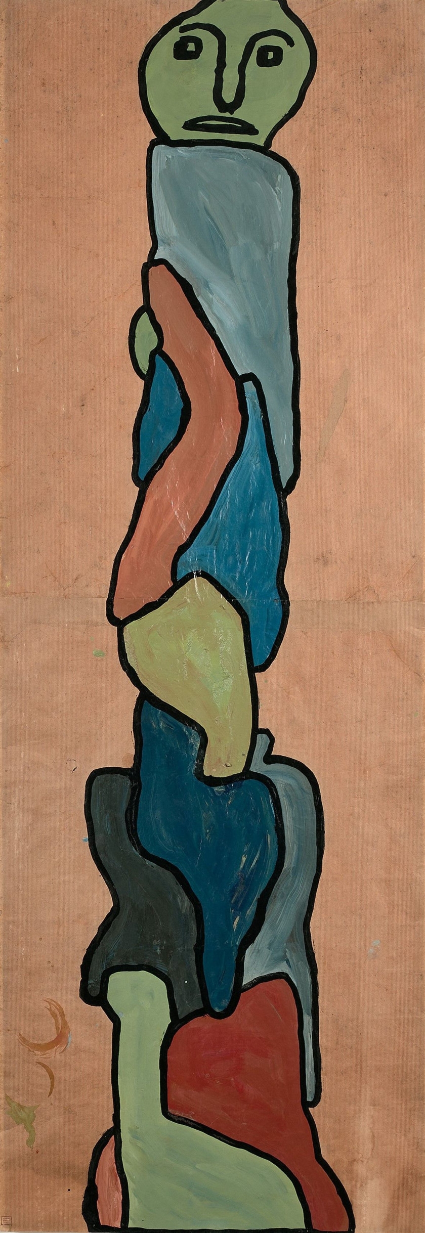 Gaston Chaissac | Totem-Composition W4 (1960) | MutualArt
