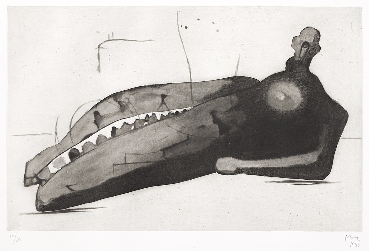 Henry Moore | Reclining Figure—Pisello Baccello (1979 - 1980) | MutualArt