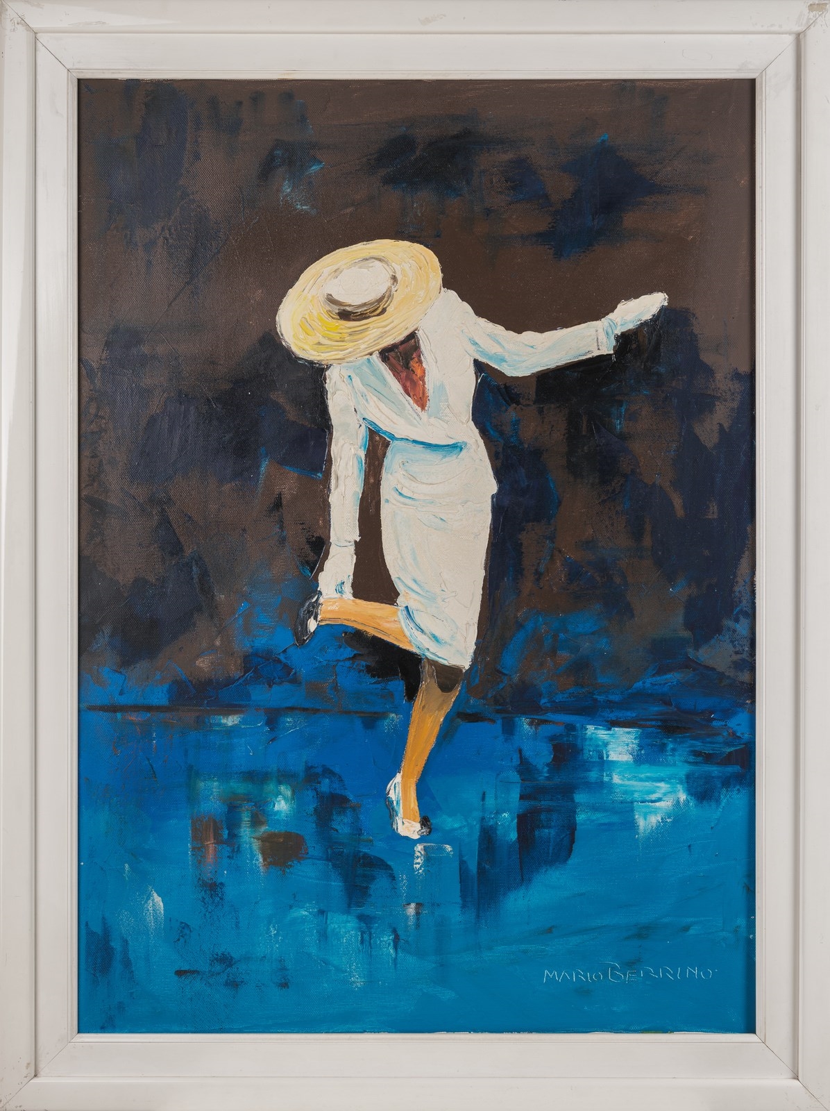 Mario Berrino | Woman in white. | MutualArt