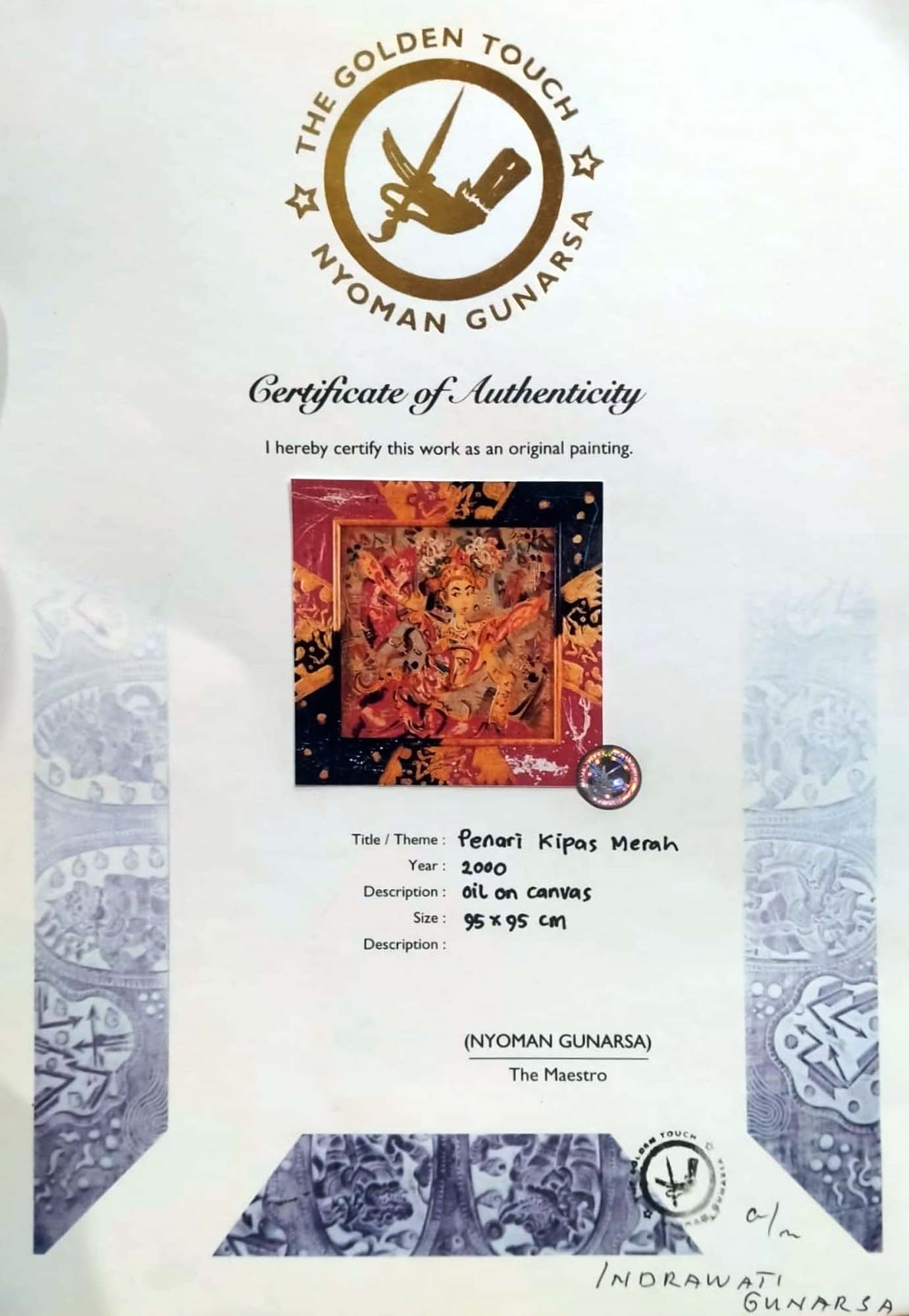 Nyoman Gunarsa | Penari Kipas Merah, 2000 (2000) | MutualArt