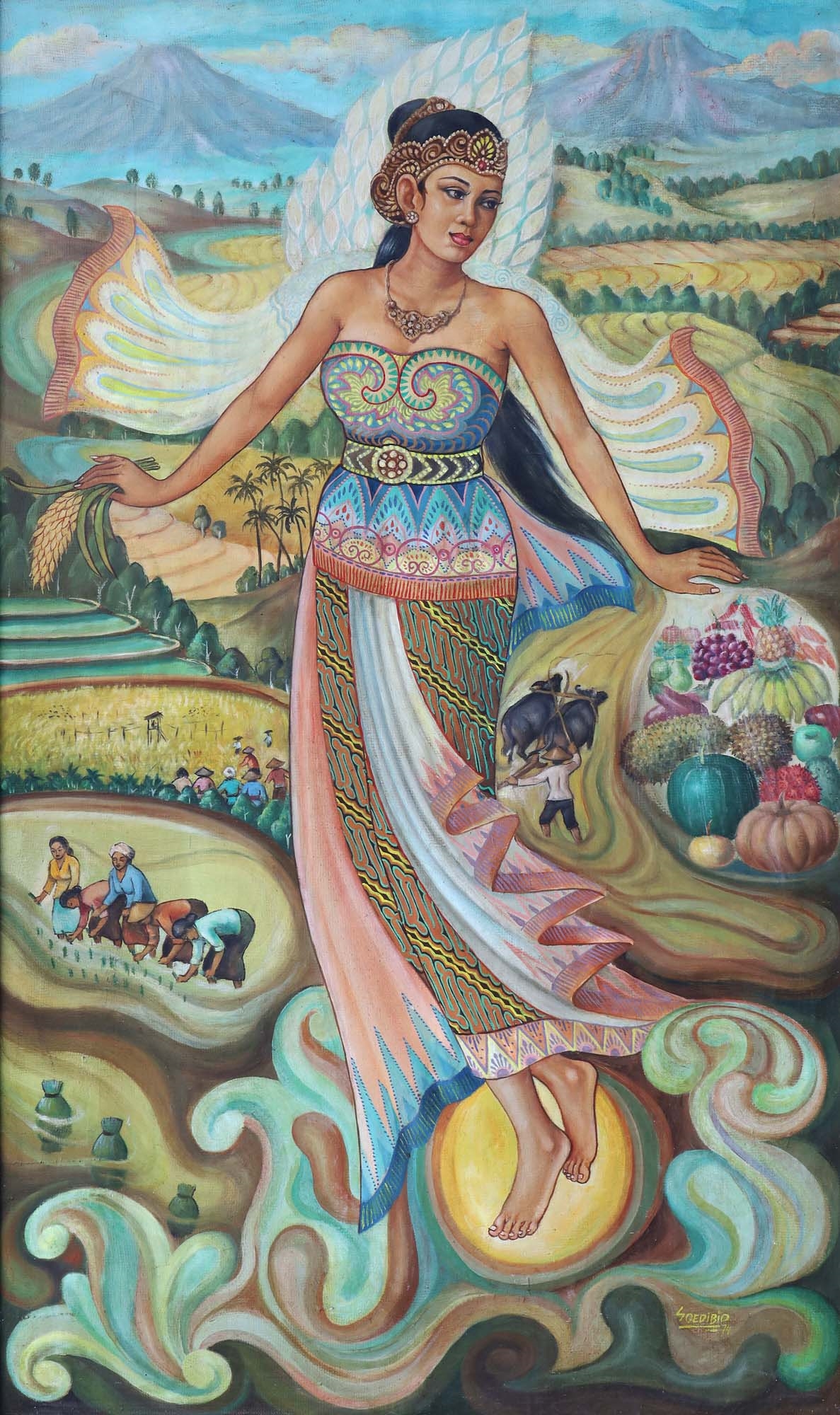 Soedibio | Dewi Sri, 1974 (1974) | MutualArt