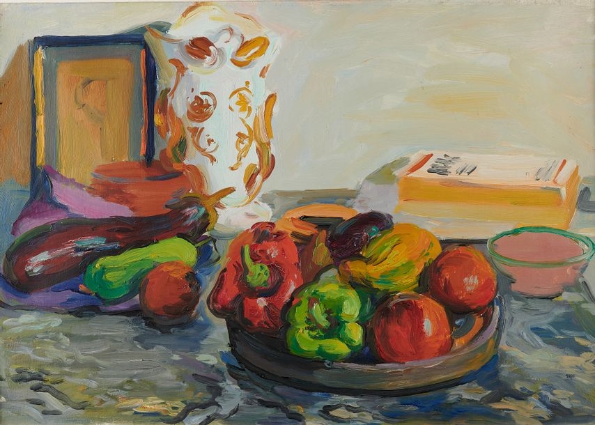 Louis Adolphe Riou | Still life with fruits | MutualArt