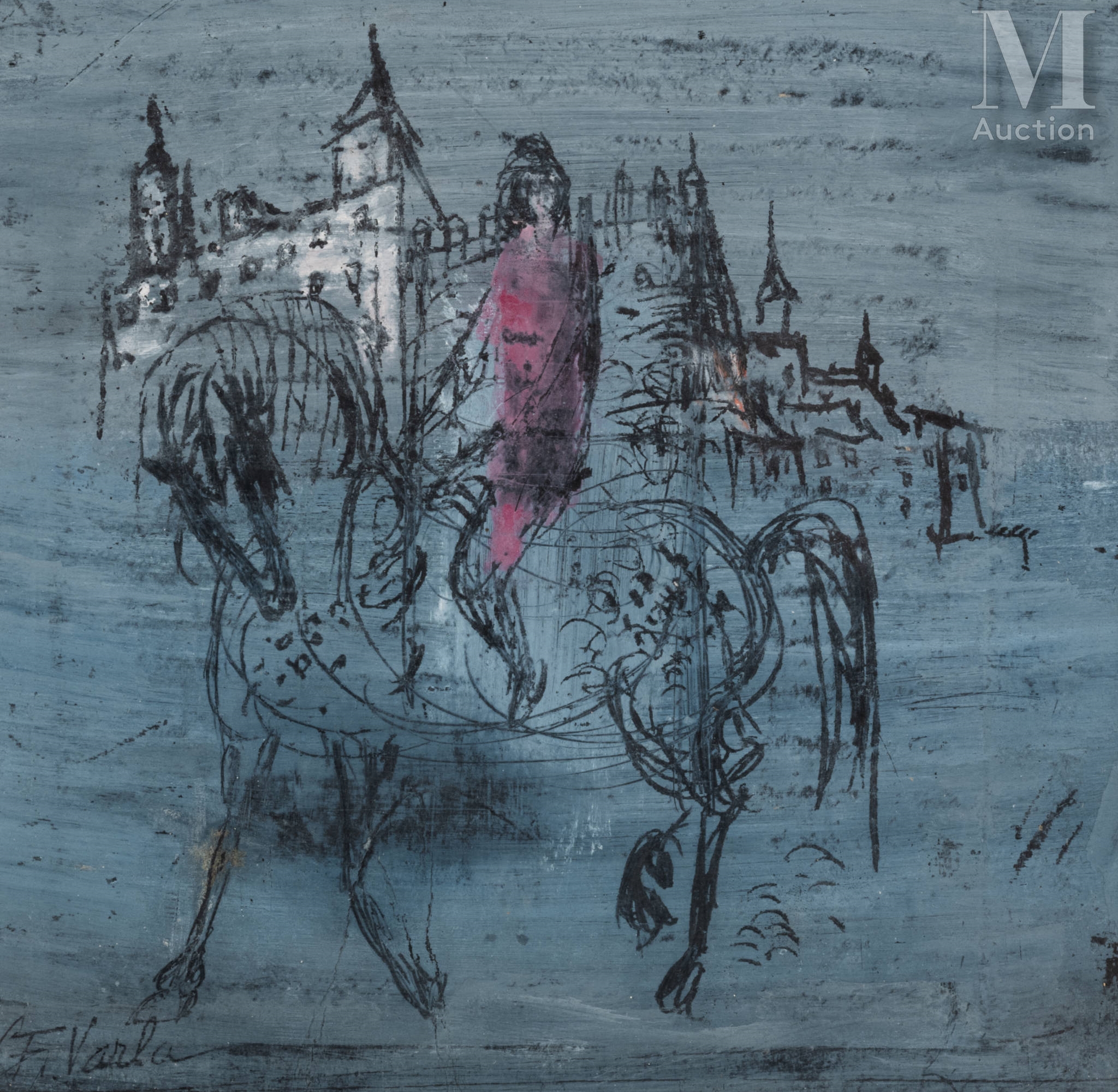 Félix Varla | Le cavalier | MutualArt