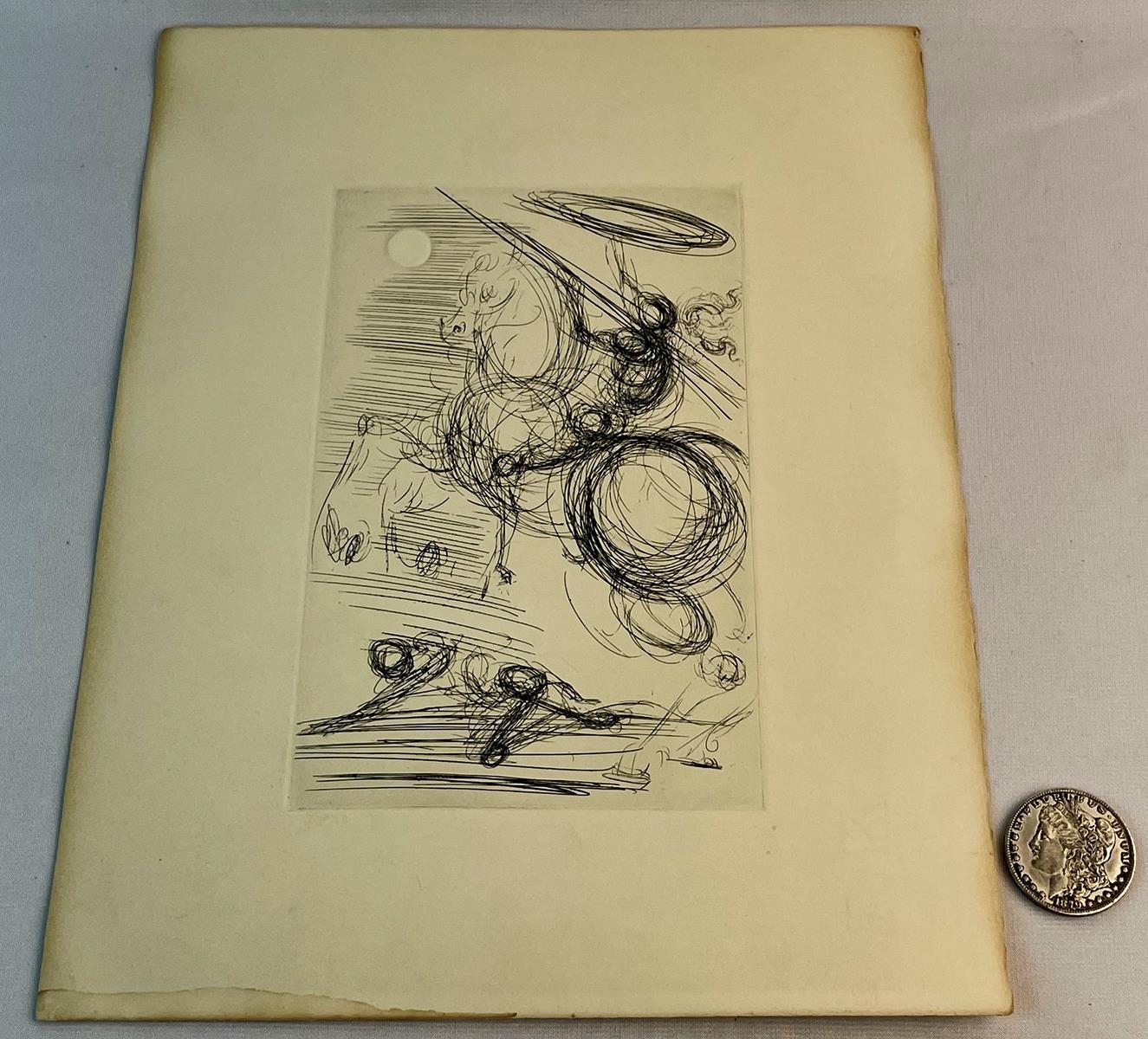 Salvador Dalí | Don Quixote-Moon Rider | MutualArt