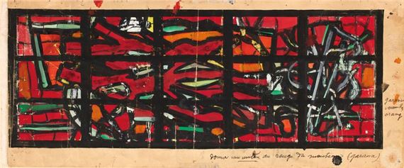 Fernand Léger | Project of stained glass window for the church of the ...
