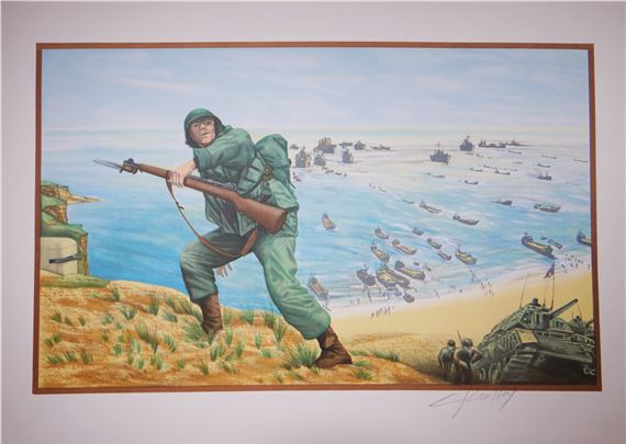 Claude Chevalley | Le débarquement de Normandie (1500) | MutualArt