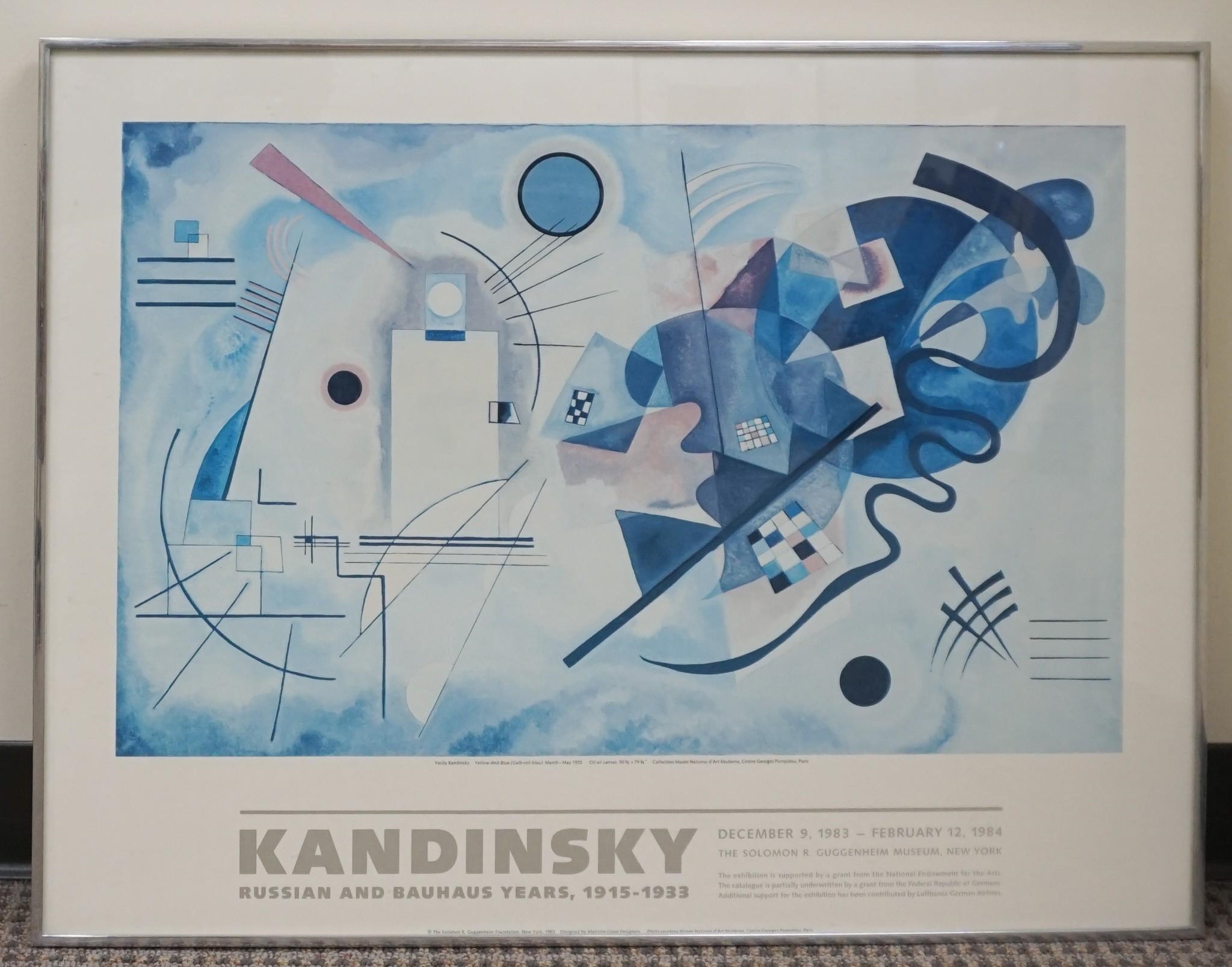 Wassily Kandinsky | Color Poster for the Solomon Guggenheim Museum ...