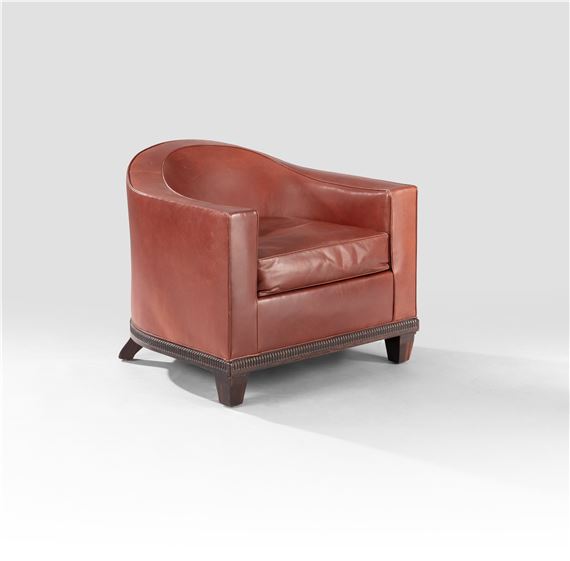 Émile-Jacques Ruhlmann | Fauteuil dit Crapaud, modèle 266 NR/10 AR ...