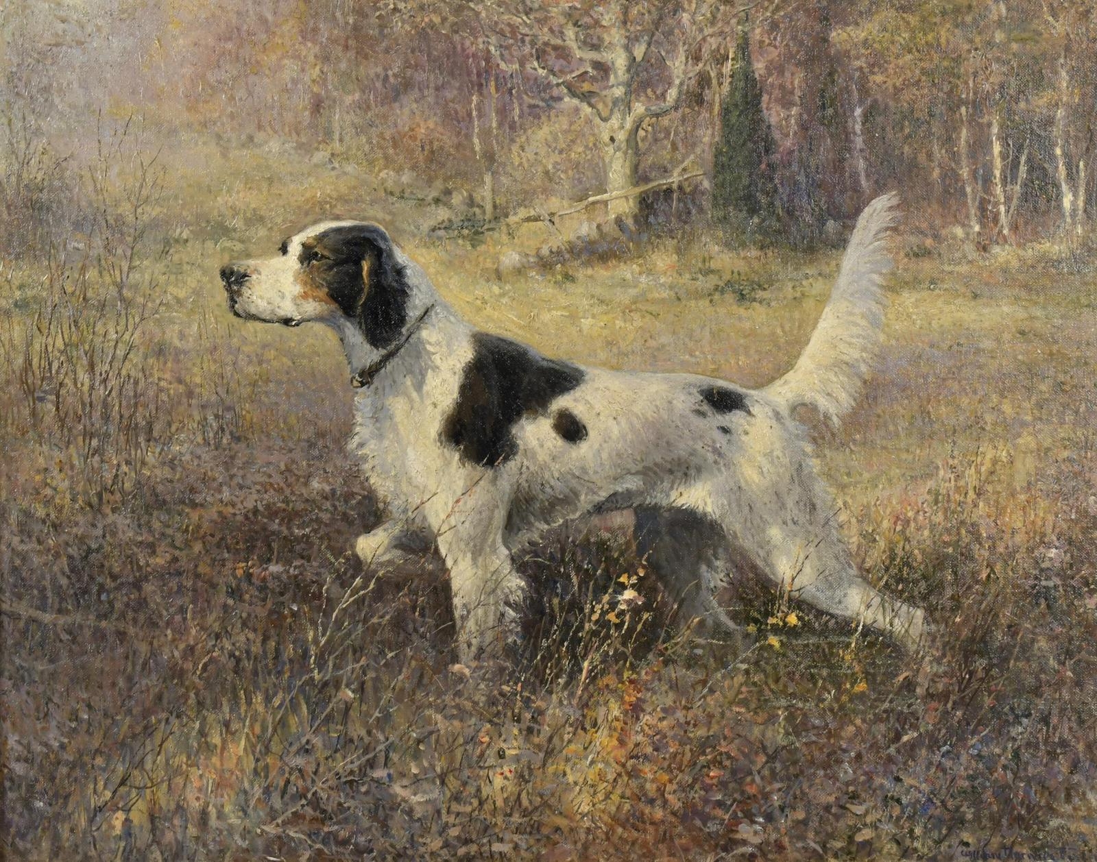 William Harnden Foster | English Setter pointing | MutualArt