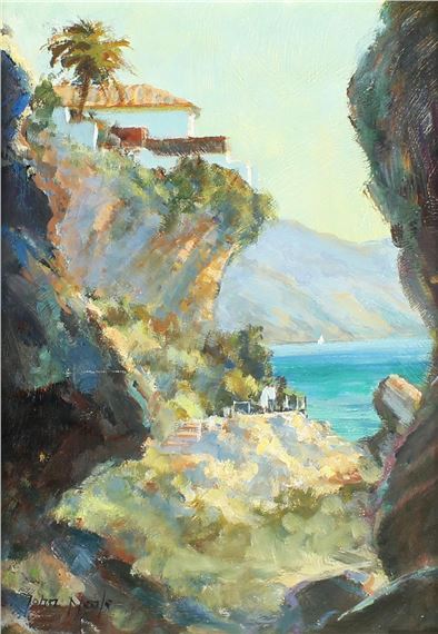 John Neale | A View Through The Rocks | MutualArt