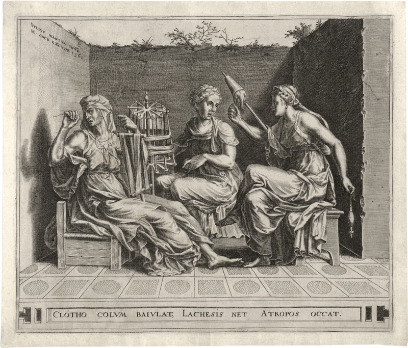 Cornelis Cort | Die drei Parzen (1561) | MutualArt