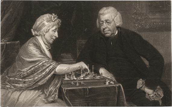 Thomas Phillips | A Game at Chess (The Rev. and Mrs. Debary) (1808 ...