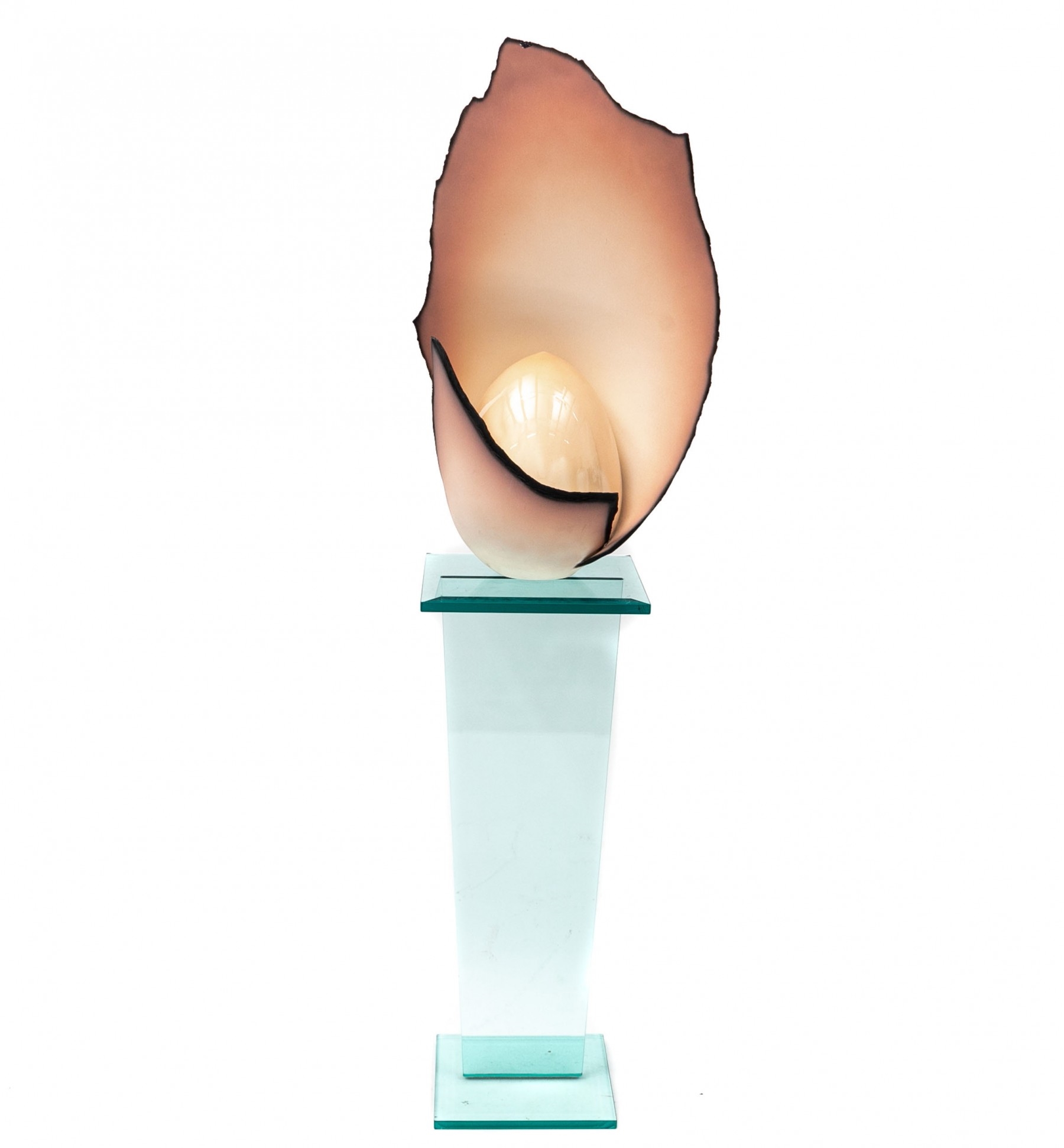 Doug Anderson | 2 Works: Two sculptures: mushroom, and frog on lilypad ...