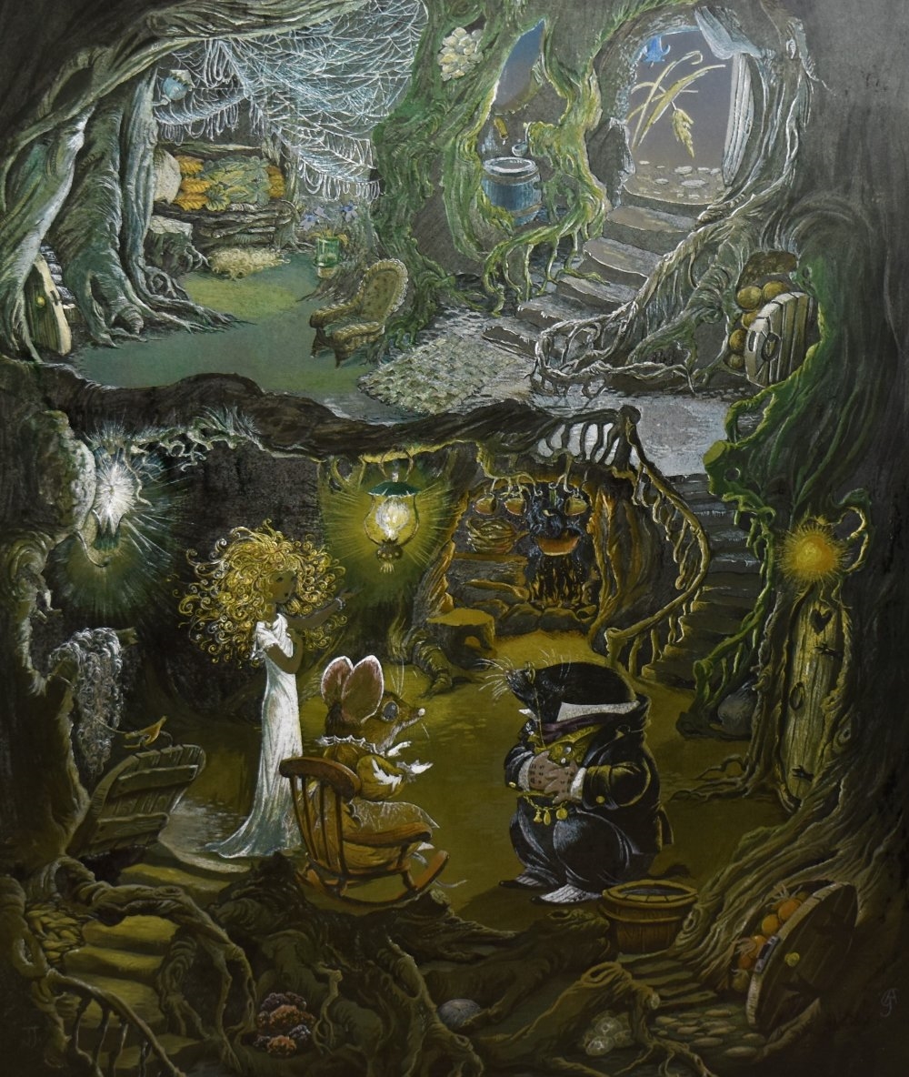 Anne Grahame-johnstone | Mr Mole Proposes to Thumbelina | MutualArt