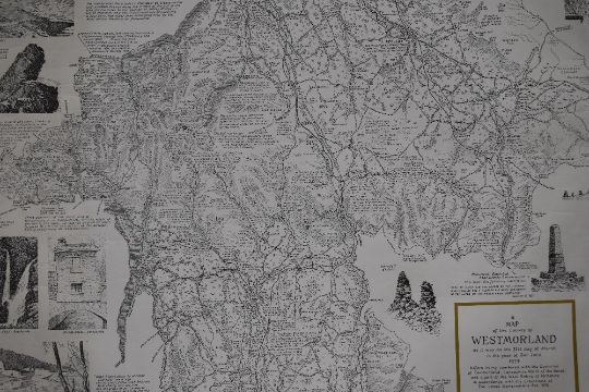 Alfred Wainwright | A map of the County of Westmorland (1974) | MutualArt