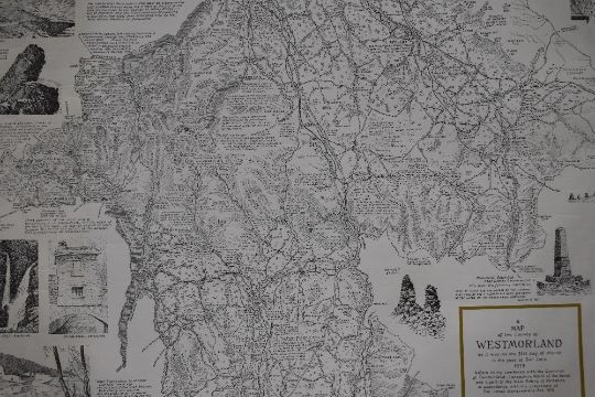 Alfred Wainwright | A map of the County of Westmorland (1974) | MutualArt
