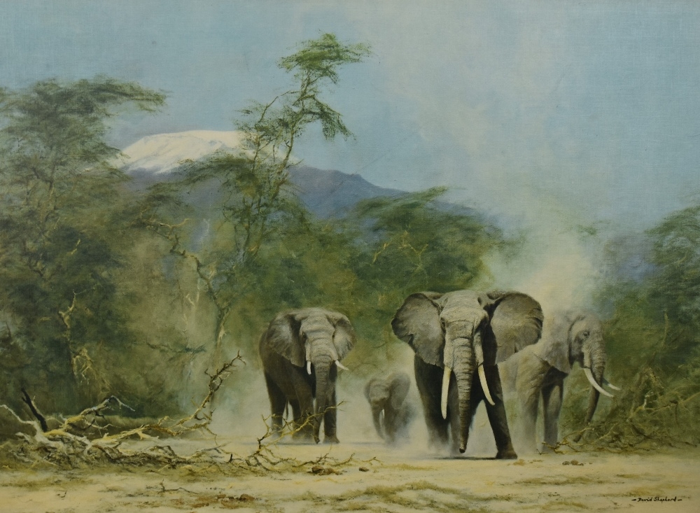 David Shepherd | The Last Bales | MutualArt