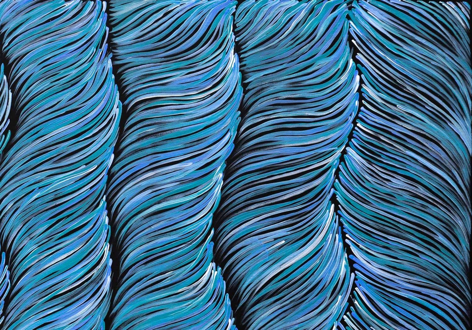 Patrick Rumble Kemarre | Bush Medicine Leaves (2021) | MutualArt