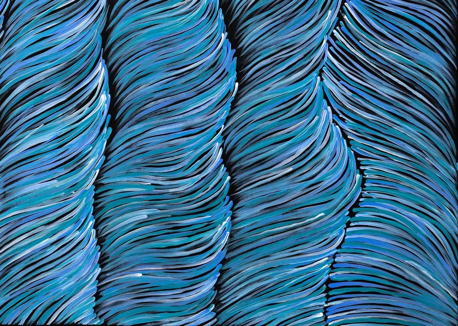 Patrick Rumble Kemarre | Bush Medicine Leaves (2021) | MutualArt