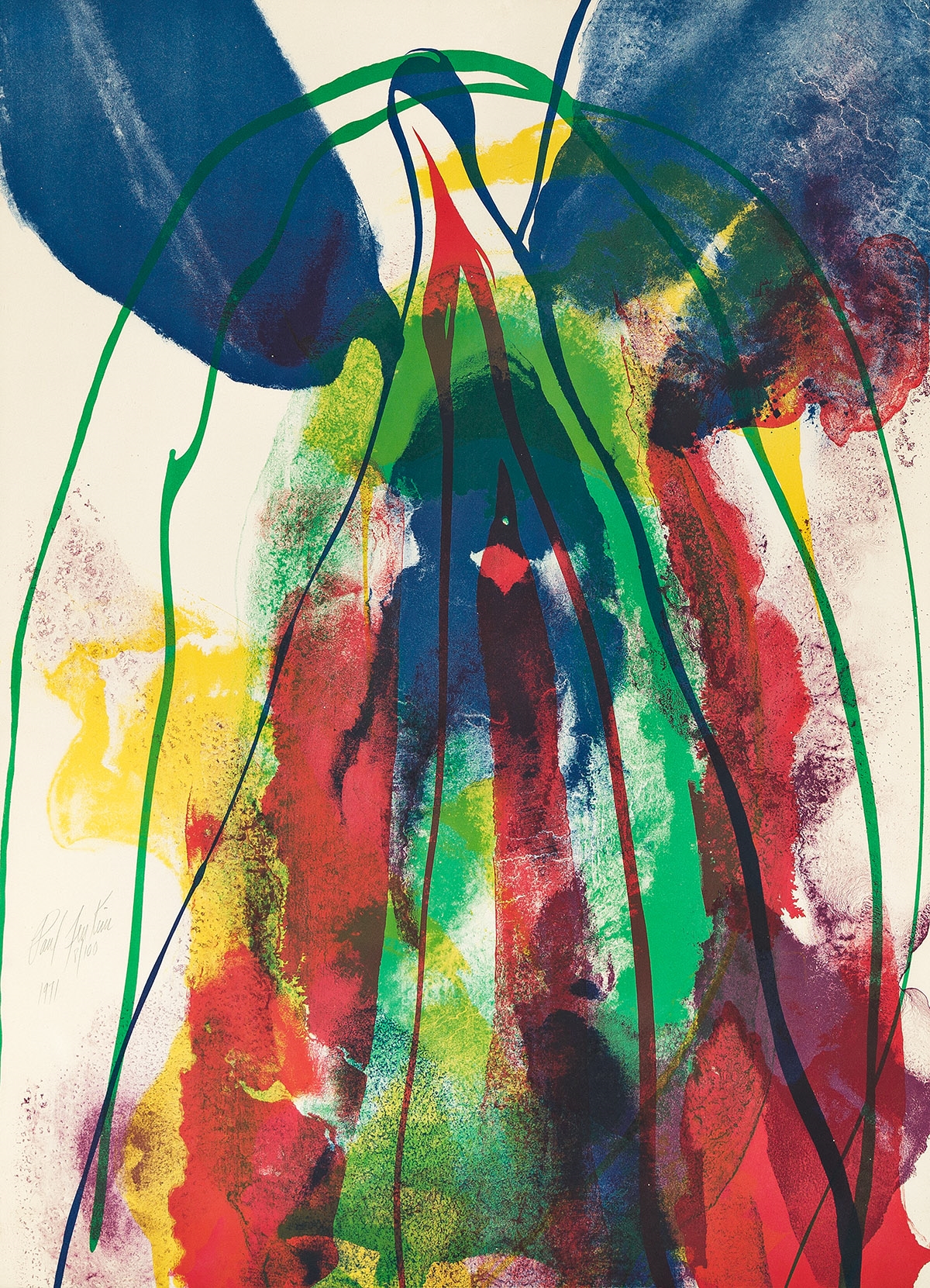 Paul Jenkins | Earth Day 1971-9071 (1971) | MutualArt