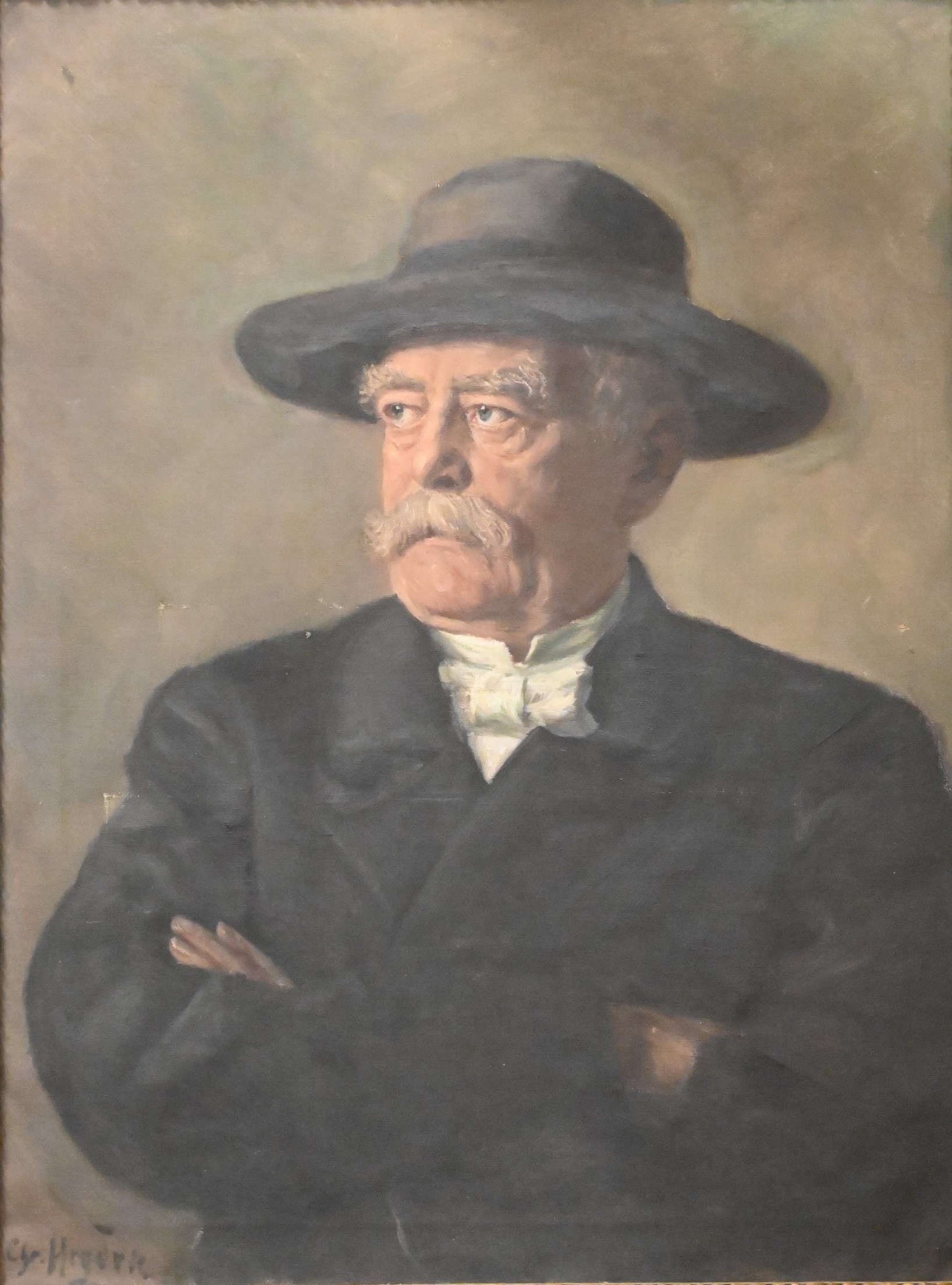 Franz Seraph von Lenbach | “Portrait of Otto Von Bismarck” | MutualArt