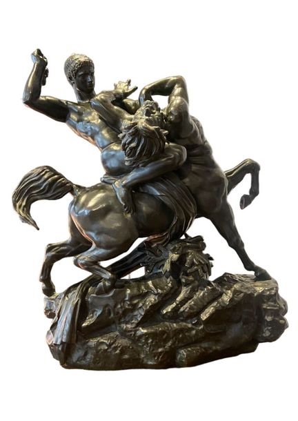 Antoine-Louis Barye | Theseus fighting the centaur Biénor or The ...