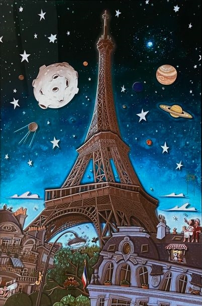 Alain Godon | The Eiffel Tower | MutualArt