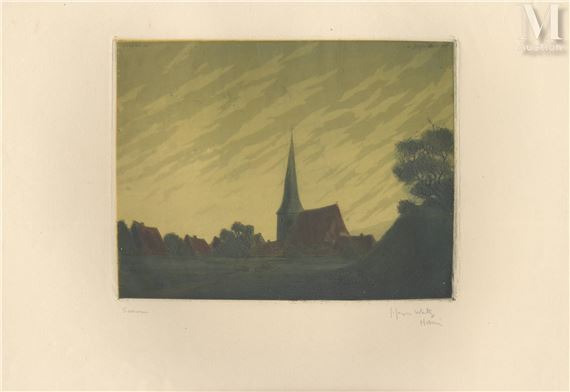 Jean Jacques Waltz | Vue du clocher de Sewen | MutualArt