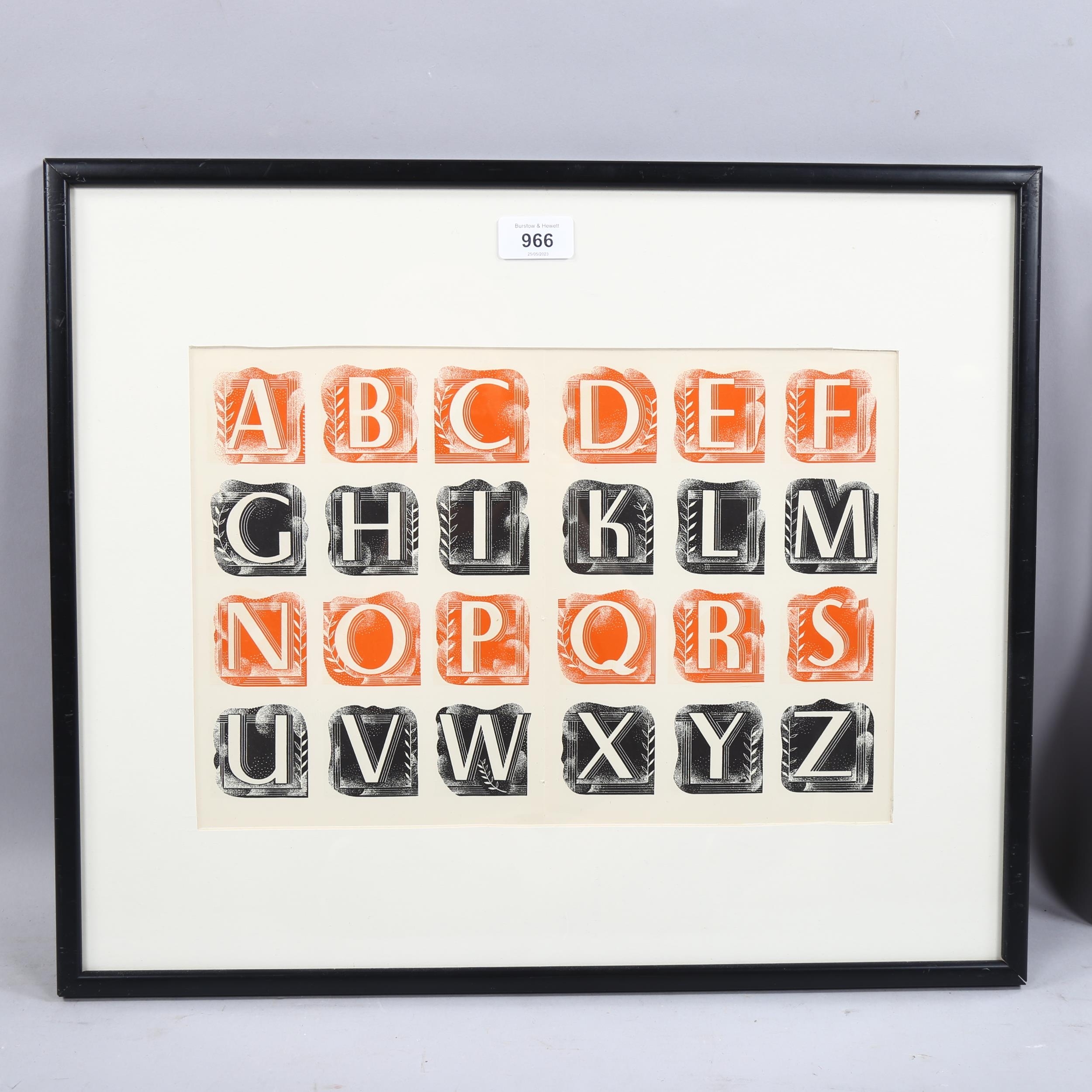 Barnett Freedman | A New Alphabet – Baynard Claudia (1935) | MutualArt
