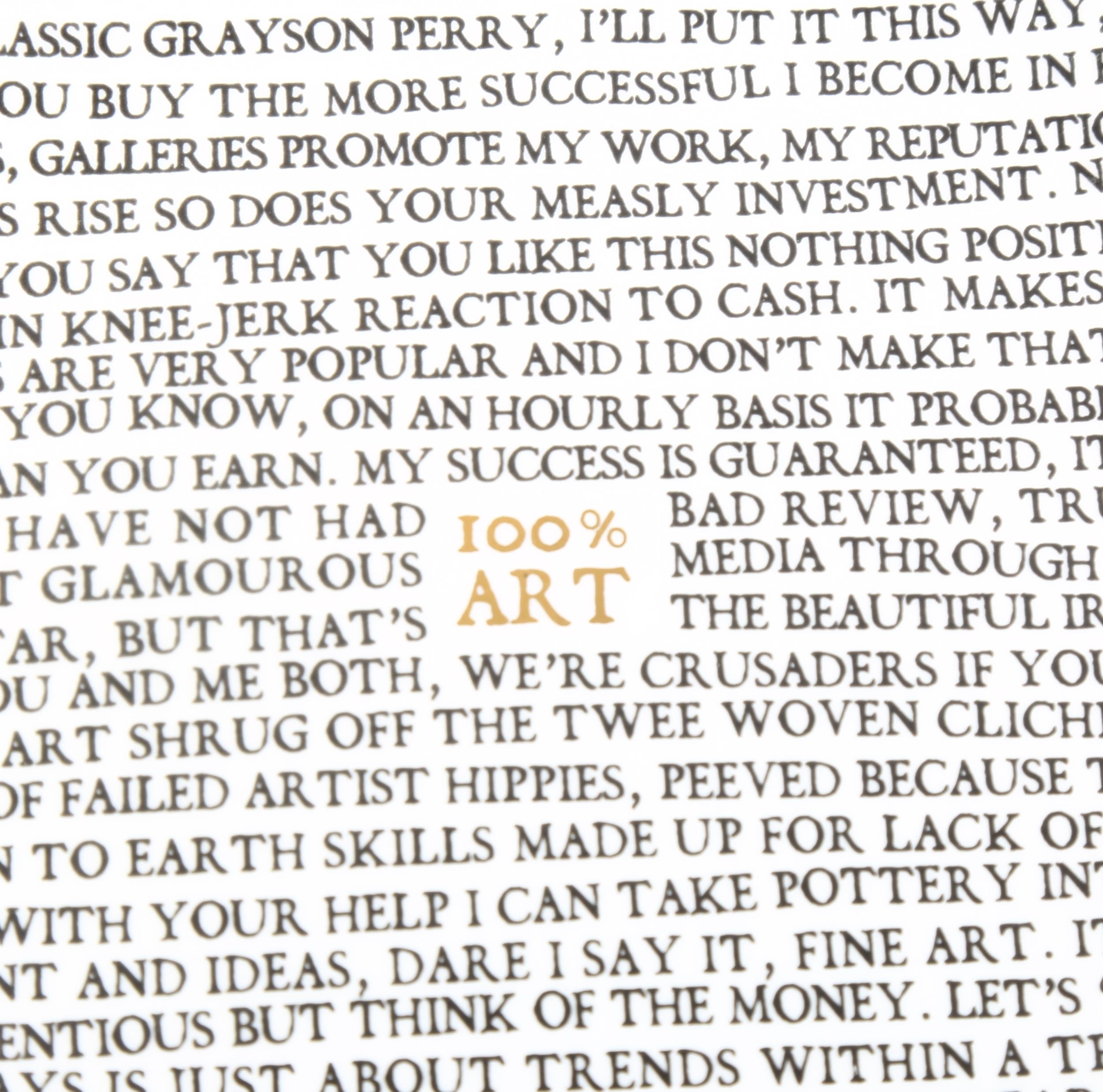 Grayson Perry | ceramic plate produced for the Holburne Museum | MutualArt