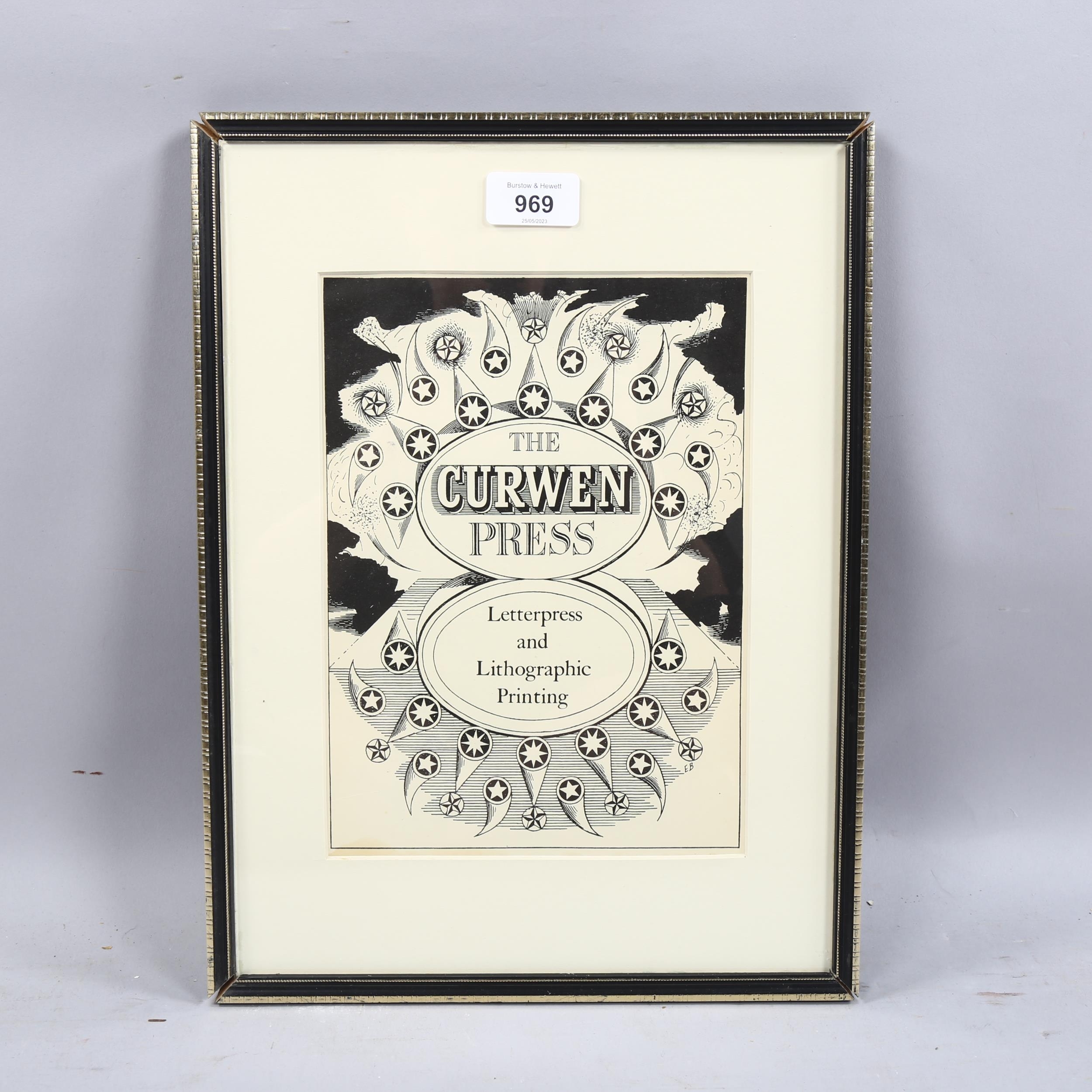 Edward Bawden | Curwen Press Advertisement (1940) | MutualArt