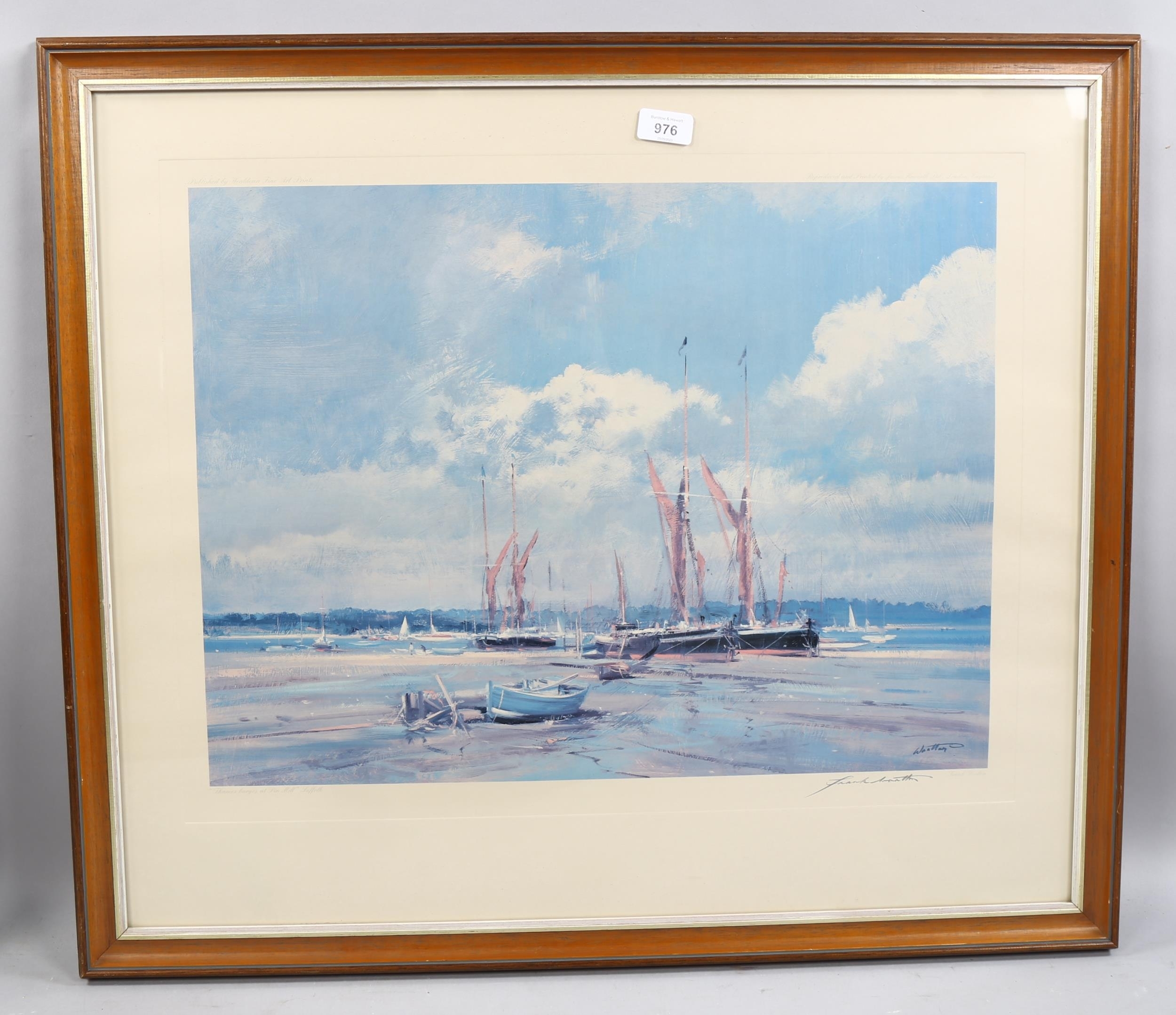 Frank Wootton | Thames Barges at Pin Mill | MutualArt