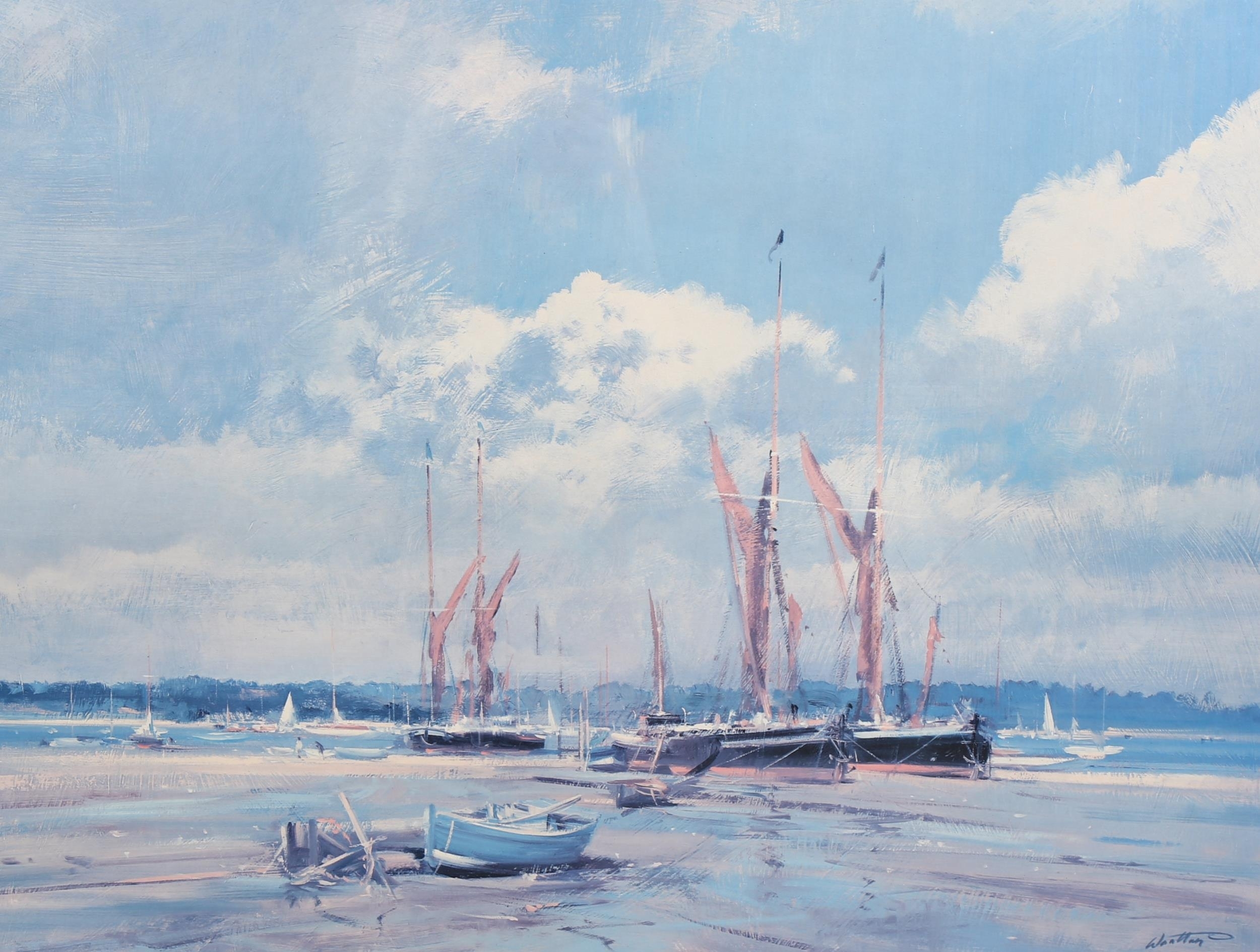 Frank Wootton | Thames Barges at Pin Mill | MutualArt