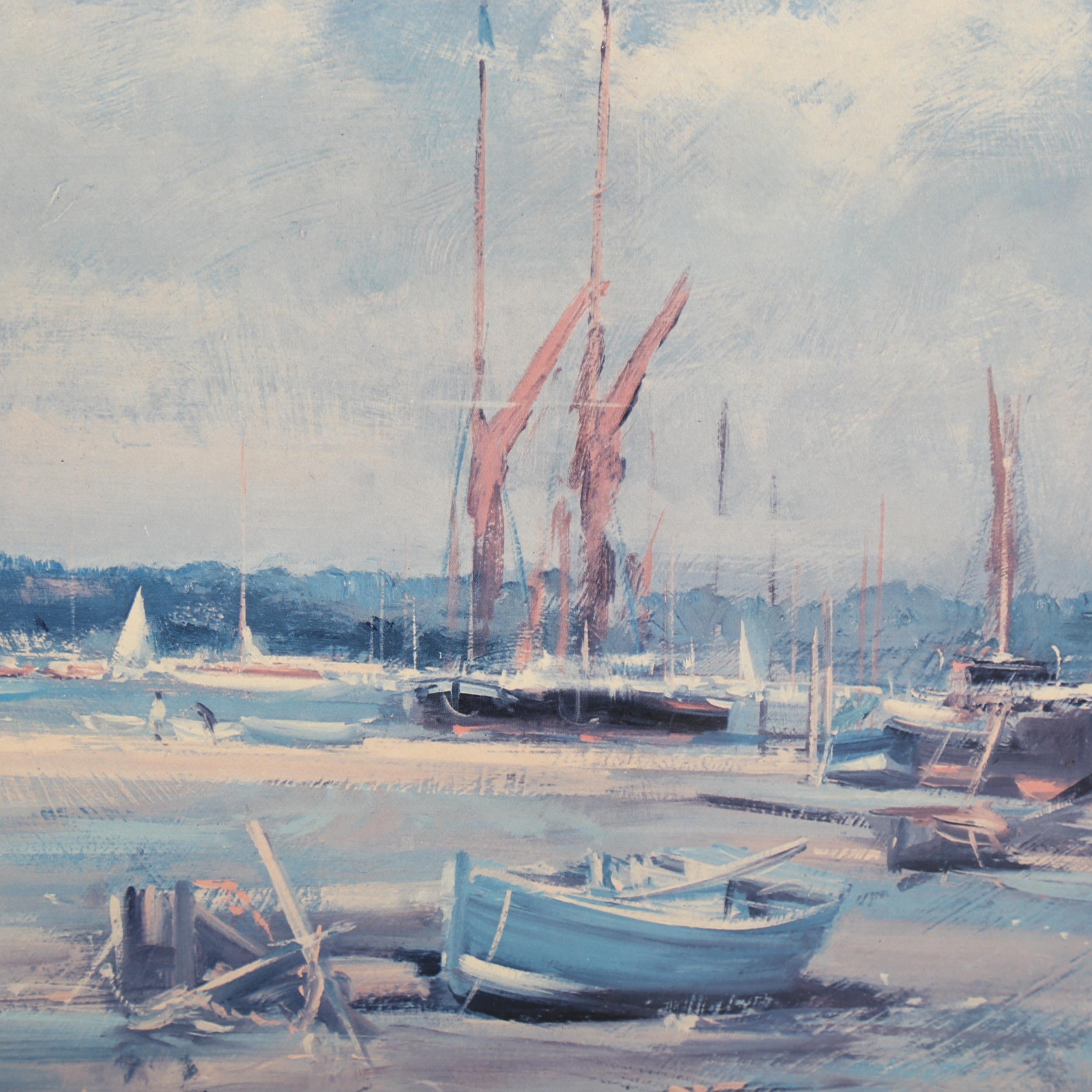 Frank Wootton | Thames Barges at Pin Mill | MutualArt