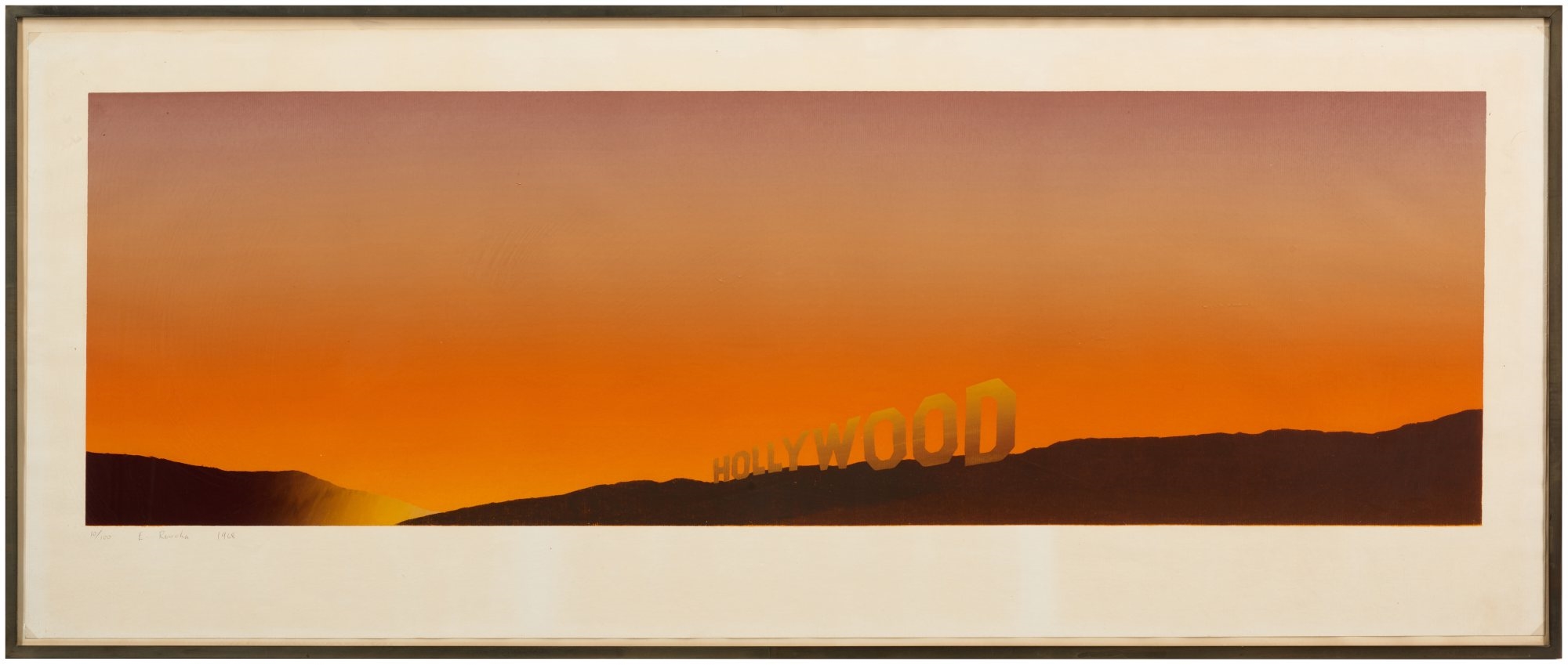 Ed Ruscha | Hollywood | MutualArt