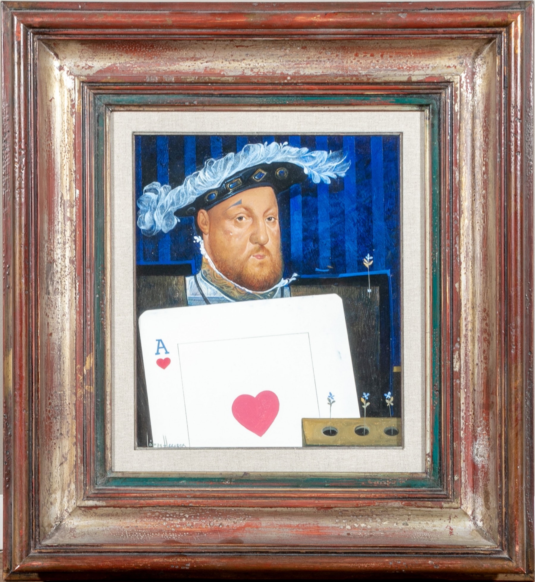 Manuel López Herrera | Man Met Masker Van Henry VIII | MutualArt