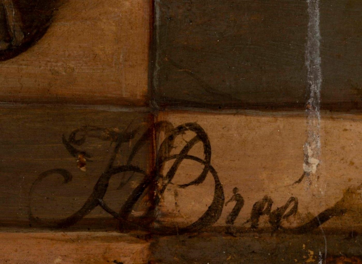 Jos van Bree | Figure at spinning wheel and child with book in hand ...