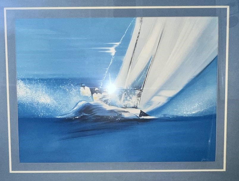 Victor Spahn | Les Voiliers, and Joueur de polo. | MutualArt