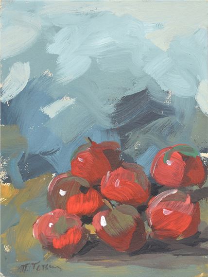 Panayiotis Tetsis | Still life with apples | MutualArt