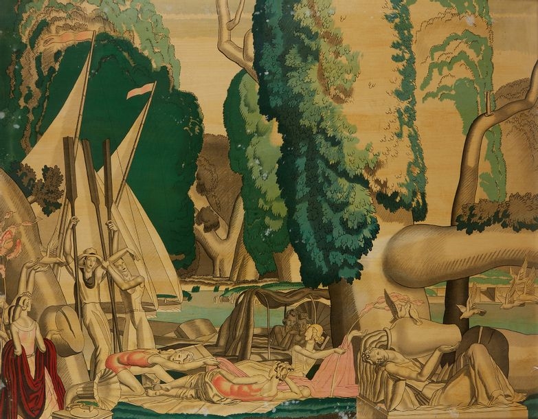 Jean-Théodore Dupas | Where is the bower beside the silver Thames ...