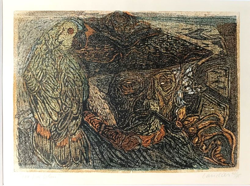 Henri Landier | Two Portraits of Pierre Mac Orlan (1968) | MutualArt